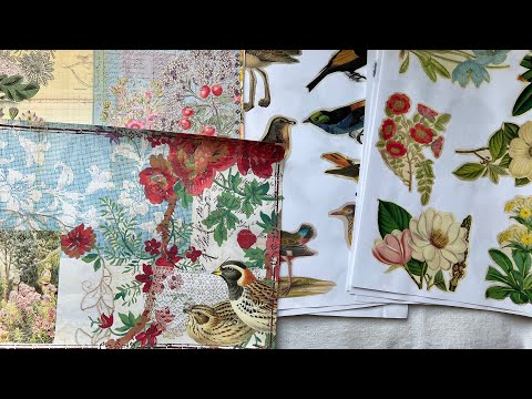 ETSY UPDATE | NEW English gardens kit and fussy cuts