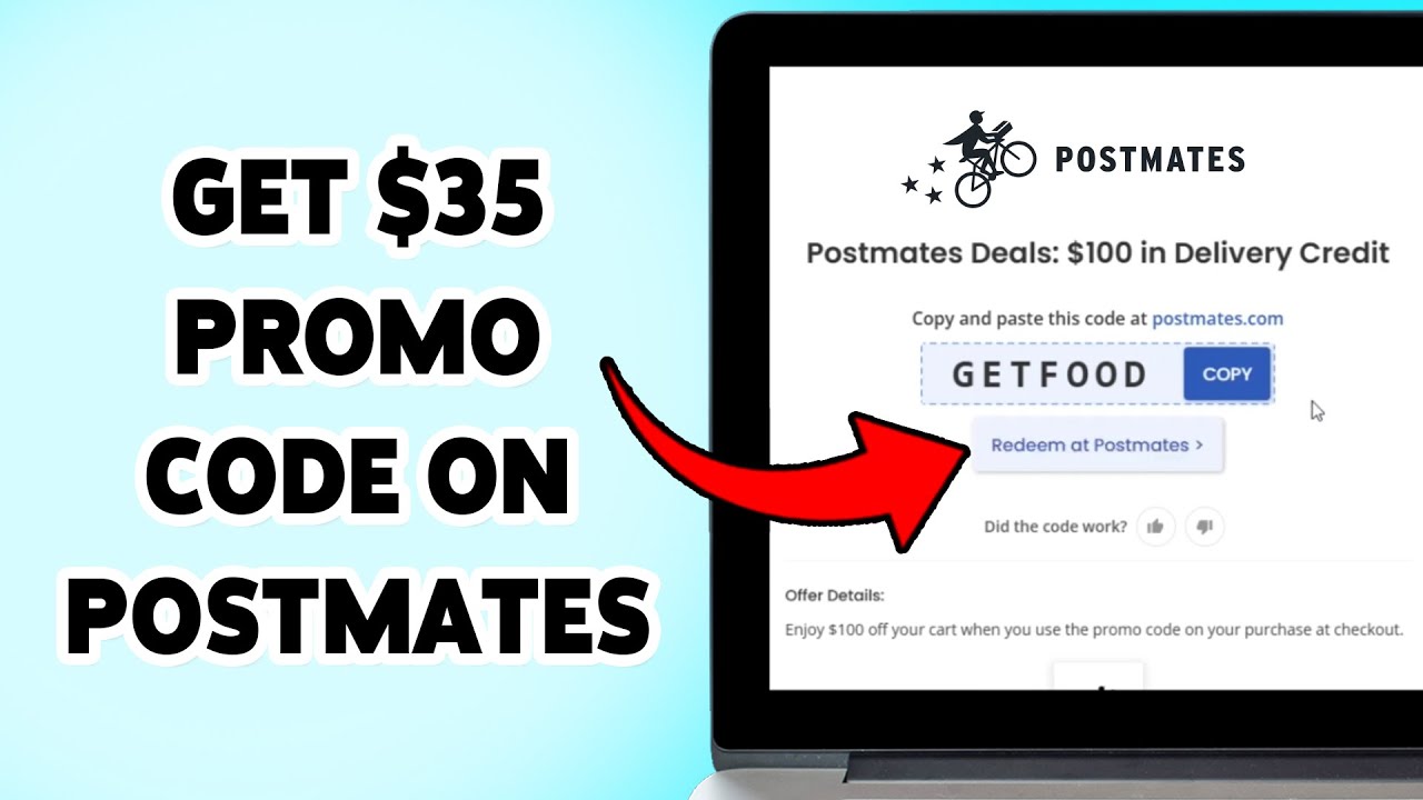 How To Get $35 Promo Code On Postmates 2024 | Unlock Discounts On Postmates