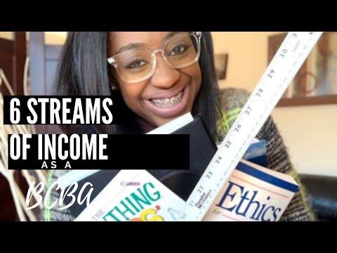 How I Earn 6 Streams of Income as a BCBA