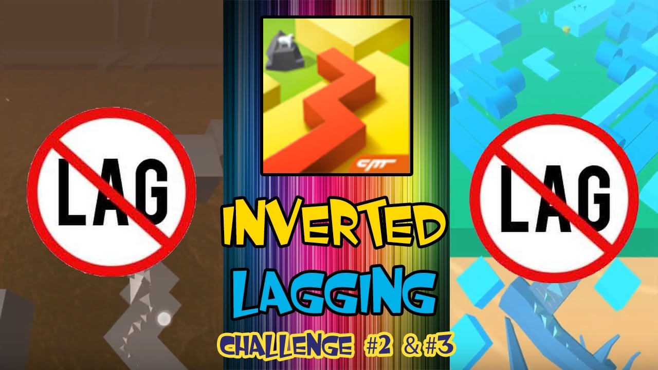 Dancing Line Challenge #2 & #3 | Invert The Lag