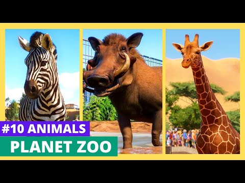 Super Planet Zoo! #10 Names And Sounds Wild Animals 02