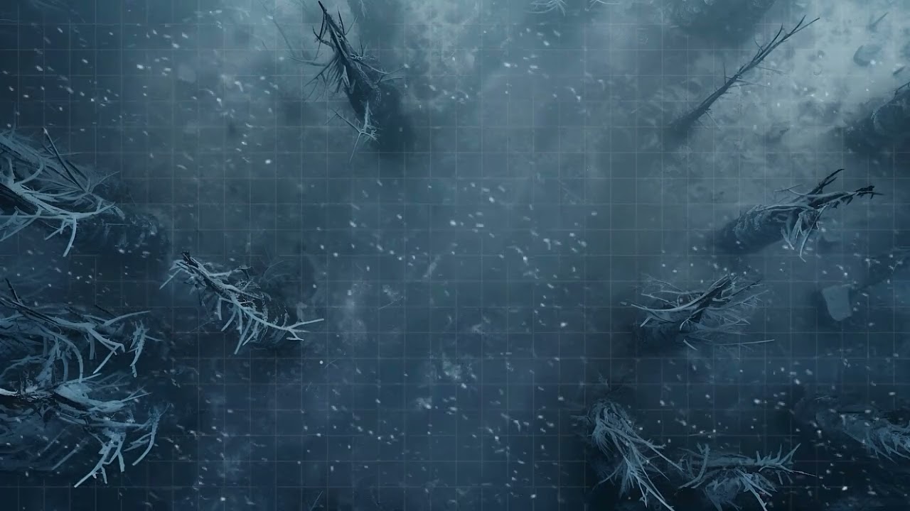 D&D | Whispering Winterwoods Part 2  | Animated Battle Maps