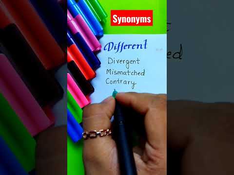 Synonyms of Different #synonymswords #synonyms @essaywritingcontent