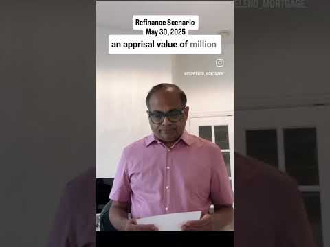 Lakshman Katuri sharing a Refinance Scenario Dated May 30, 2025.