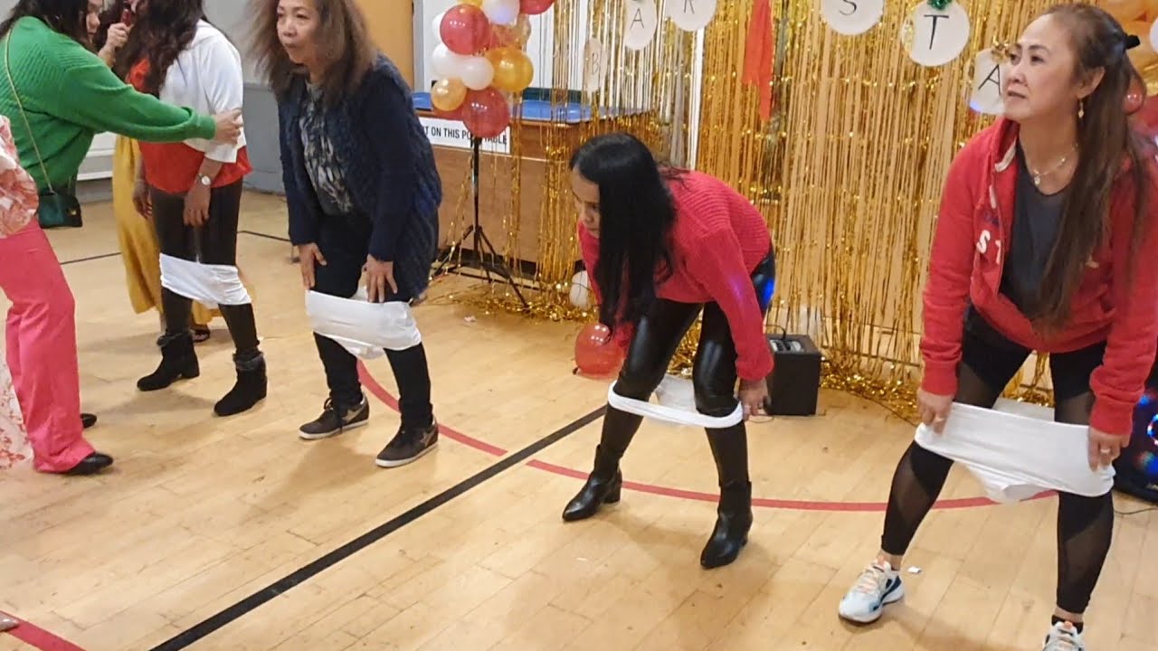 Panty Up Relay Game #FIL-UK BARISTA Christmas Party 2022|Aida B.'s Vlog