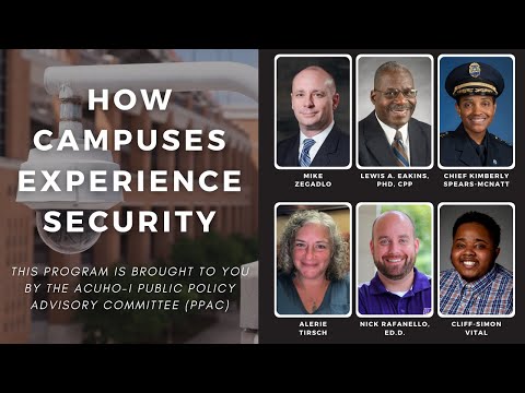 PPAC - How Campuses Experience Security