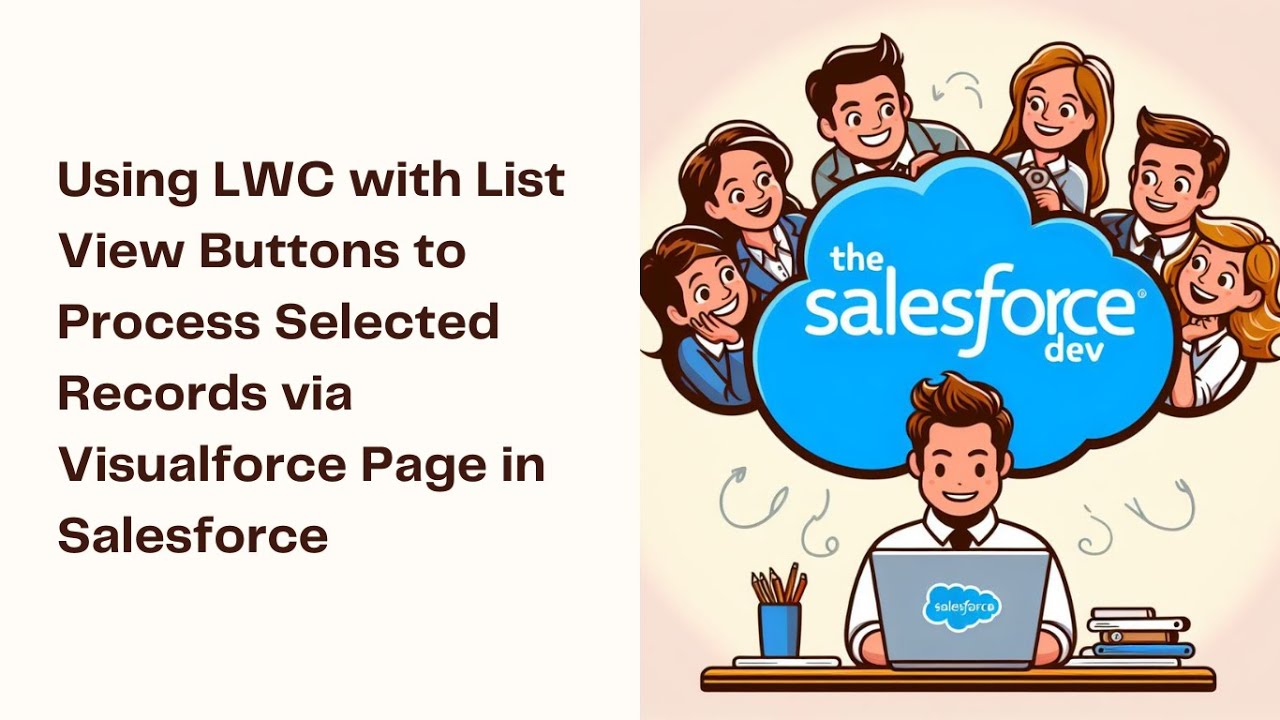 Using LWC with List View Buttons to Process Selected Records via Visualforce Page in Salesforce