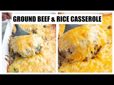 Ground Beef And Rice Casserole