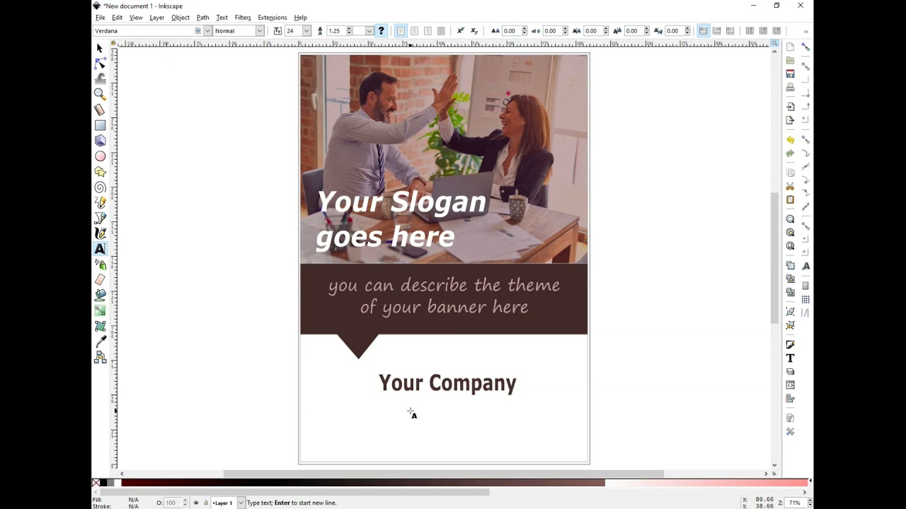 Designing Tutorial | Inkscape | Basic | Instant | Layout | Poster | Social Post | | Banner | Flyer