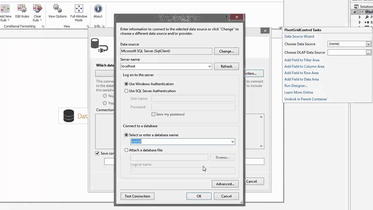 DevExpress WinForms Pivot Grid: Server Mode