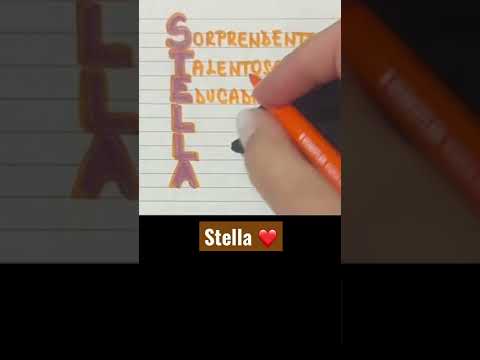 Significado del nombre STELLA #significado #nombre #stella