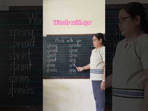 Words with spr #reading #vocabulary #education