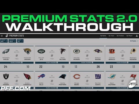 PFF's Premium Stats 2.0 Walkthrough | PFF