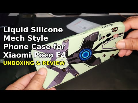 Liquid Silicone Mech Style Phone Case for Xiaomi Poco F4 | Unboxing & Review (2025)
