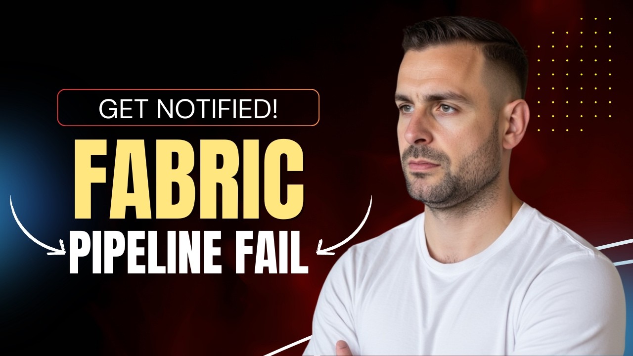 Setup a Fabric Pipeline Failure Notification in just 4 minutes!