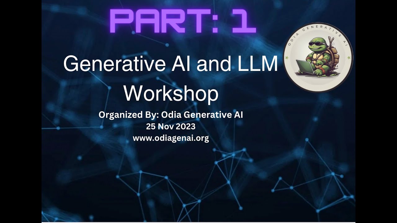 Generative AI and LLM Workshop (Part I)