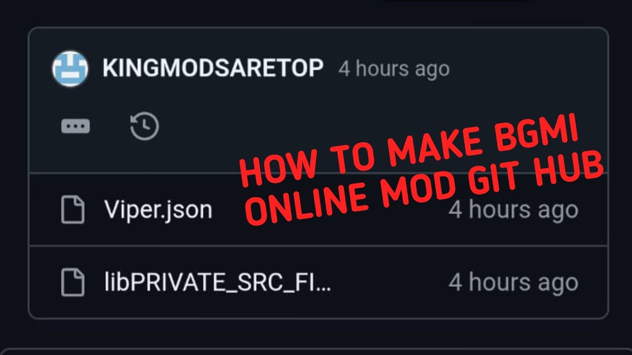 HOW TO MAKE BGMI ONLINE MOD GITHUB BASE || COMPLETE TUTORIAL FOR BGMI ONLINE MOD APK! ❤️*