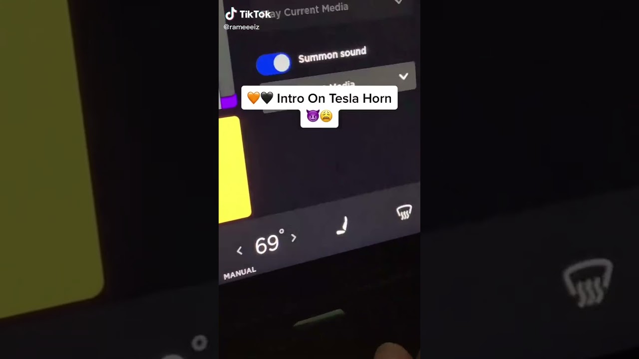 phub sound on tesla😫😈🖤🧡