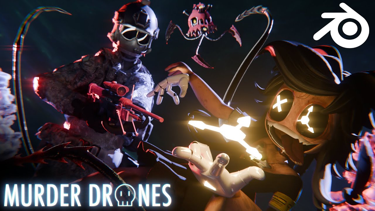 CYN Blender Model Release - Animation | Ghalux [ Murder Drones ]