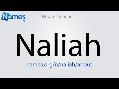 How to Pronounce Naliah