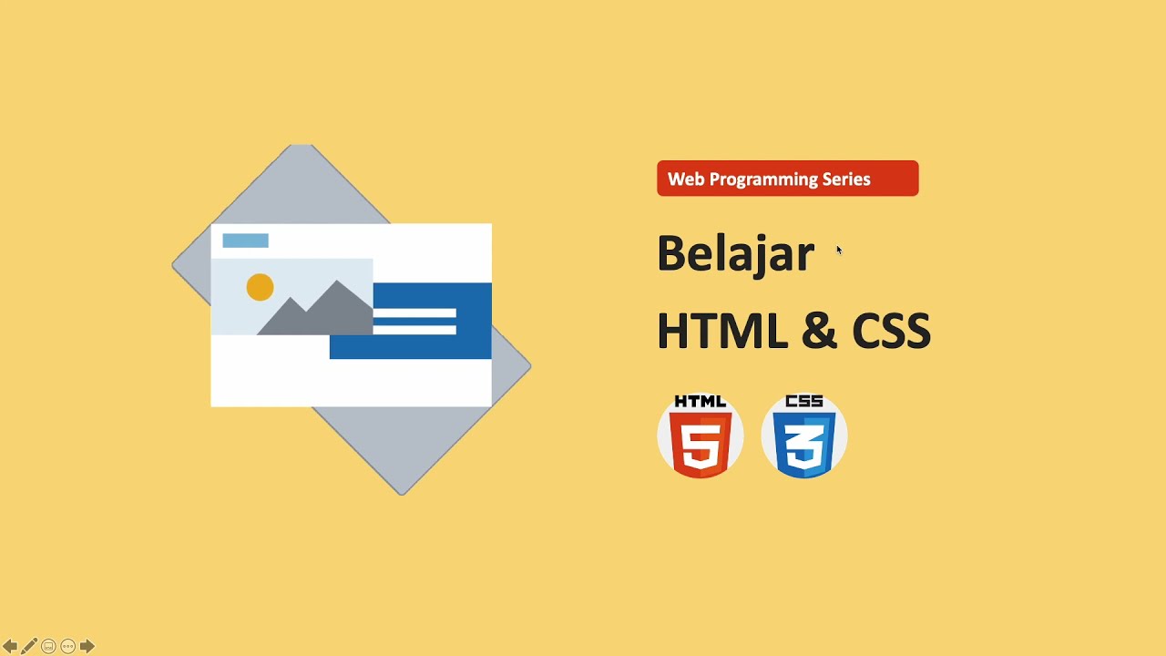 Belajar HTML dan CSS Basic - Untuk Pemula - Web Development Series