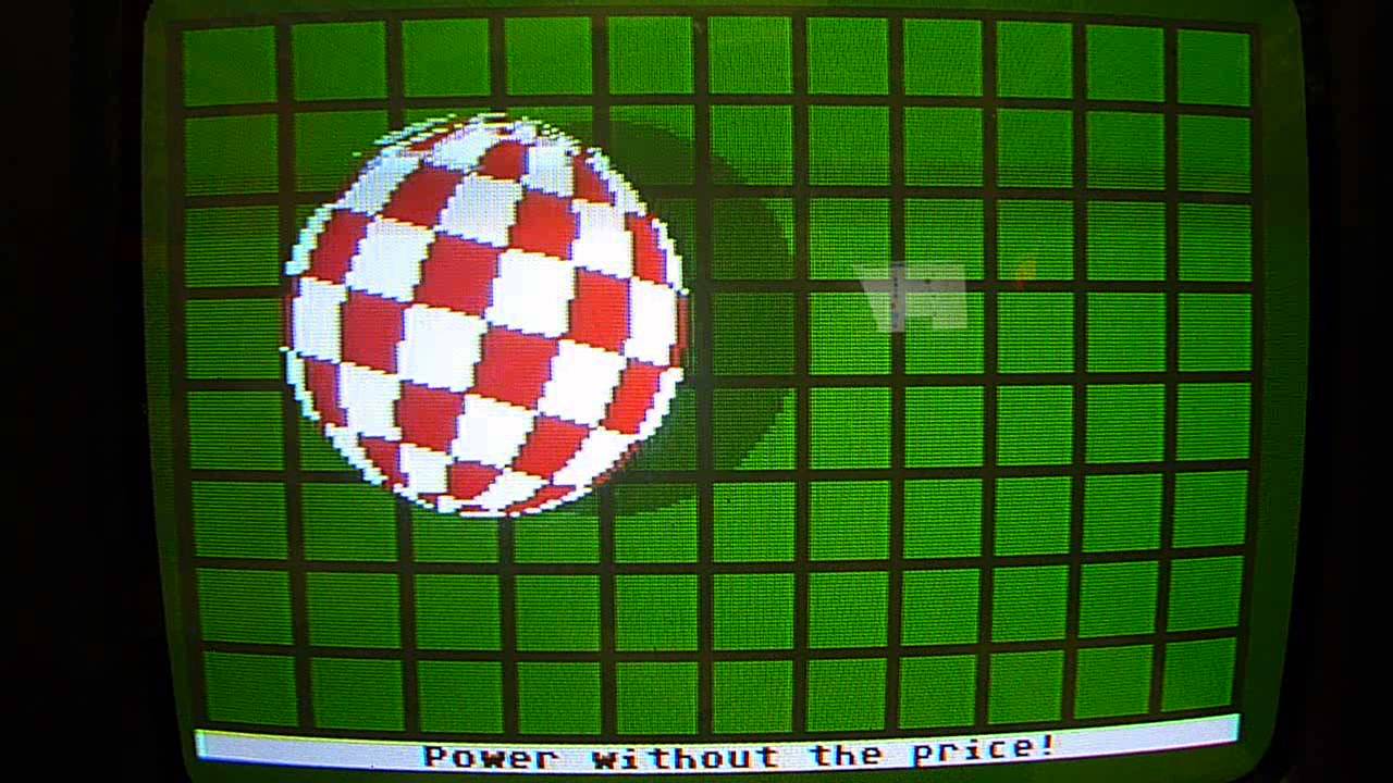 Atari 800 - Bouncing Ball DEMO