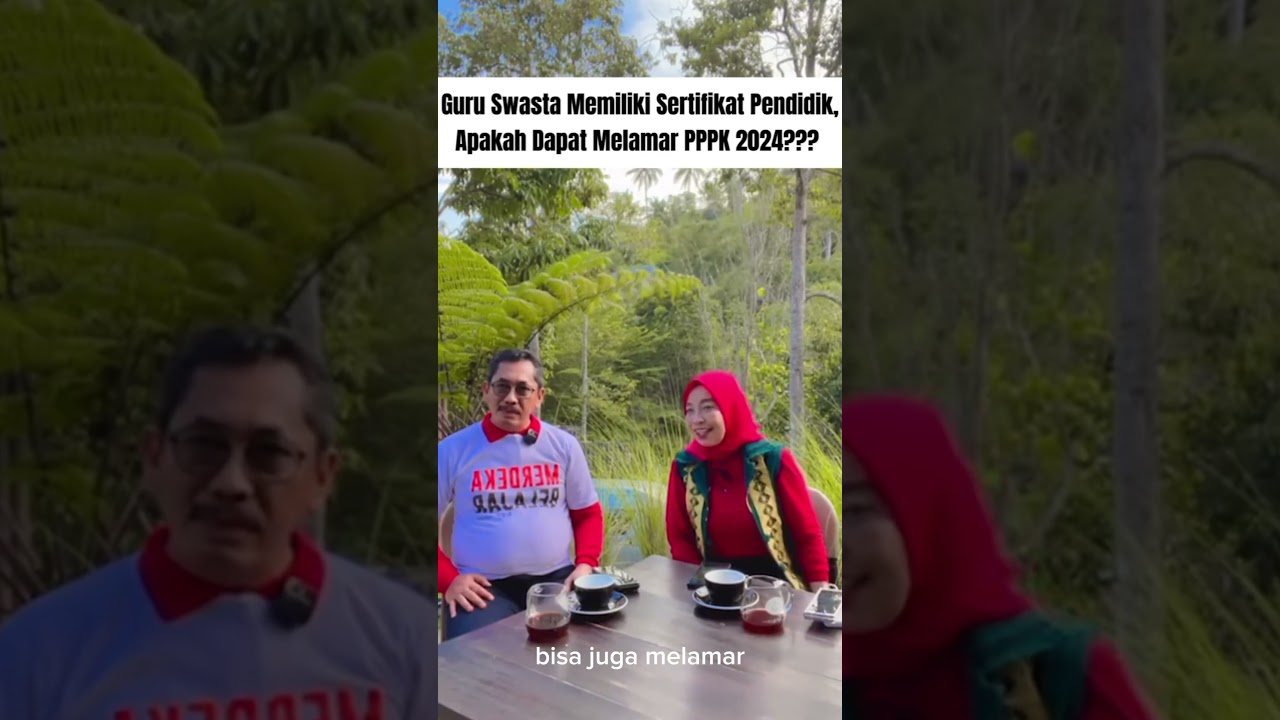 Kabar baik , Bagi guru swasta mempunyai Sertifikat Pendidik, Apakah Bisa Daftar PPPK 2024 ? #pppk