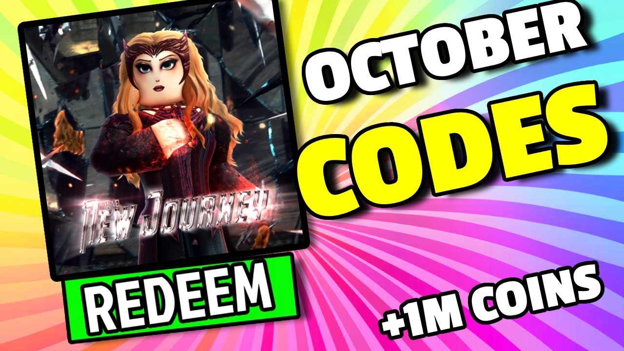 ALL NEW UPDATE CODES in MARVEL NEW JOURNEY CODES! (Roblox Marvel New Journey Codes) October 2022