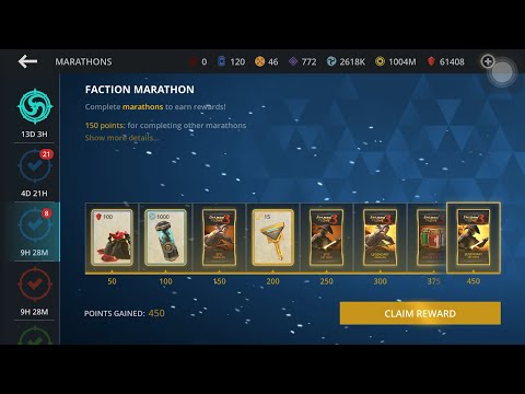 How Refreshing! How Shadow Fight 3: Faction Marathon rewards.!