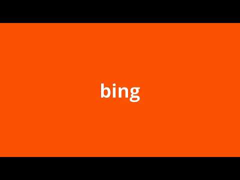 what is the meaning of bing