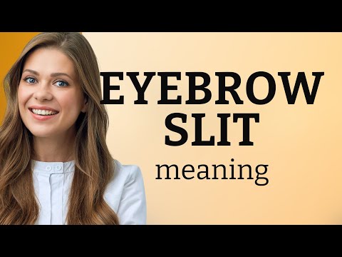 Understanding the Eyebrow Slit: A Unique Style Explained