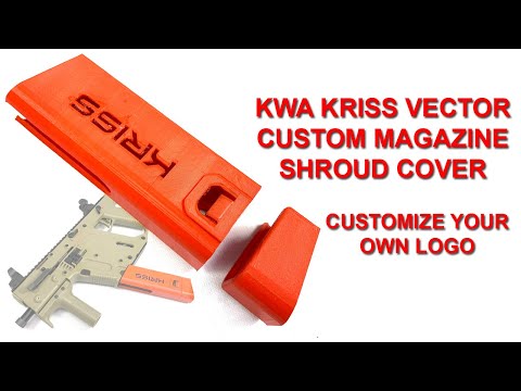 🔫 KWA KSC Kriss Vector Kriss V Airsoft Magazine Mag Shroud Cover Your ...