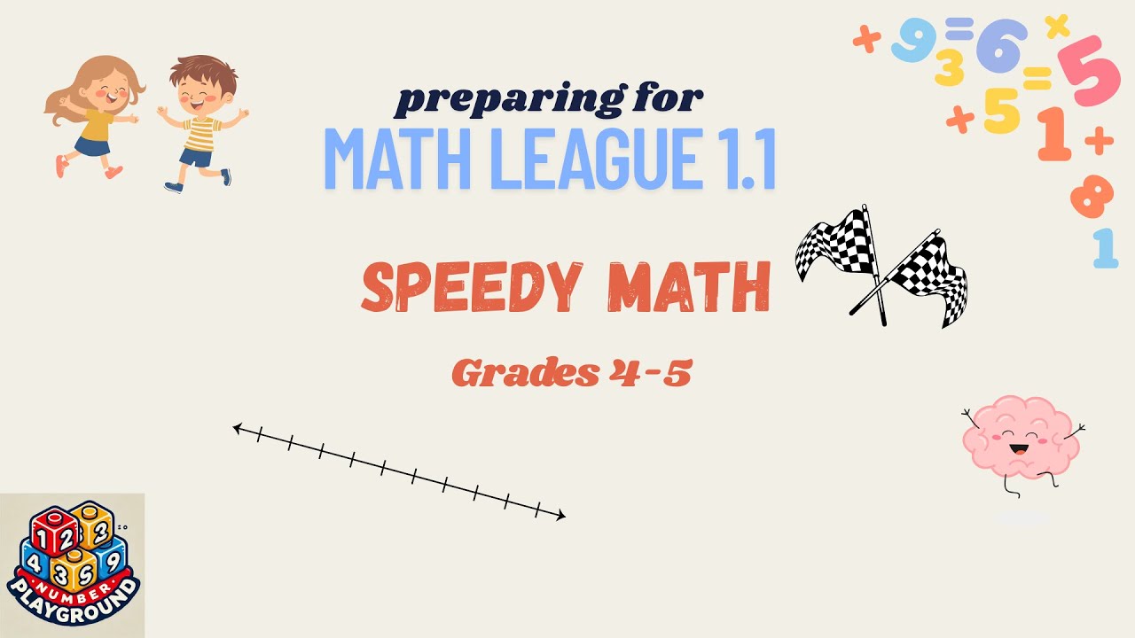 Speedy Math Tricks! Preparing for Math League 1.1 | The Number Playground