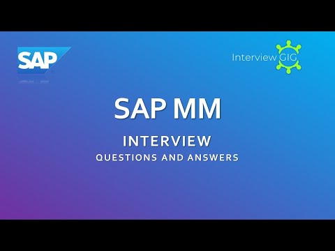 SAP MM Interview Questions and Answers | Most Asked SAP Interview Questions |