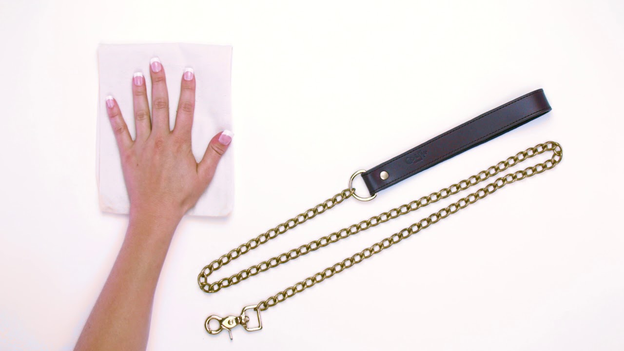 Coco de Mer Brown Leather Lead