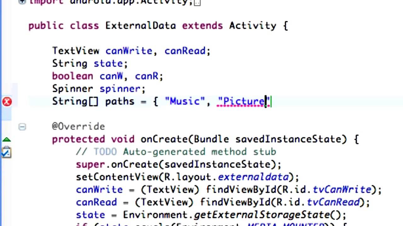 ANDROID TUTORIAL Spinners and Array Adapter