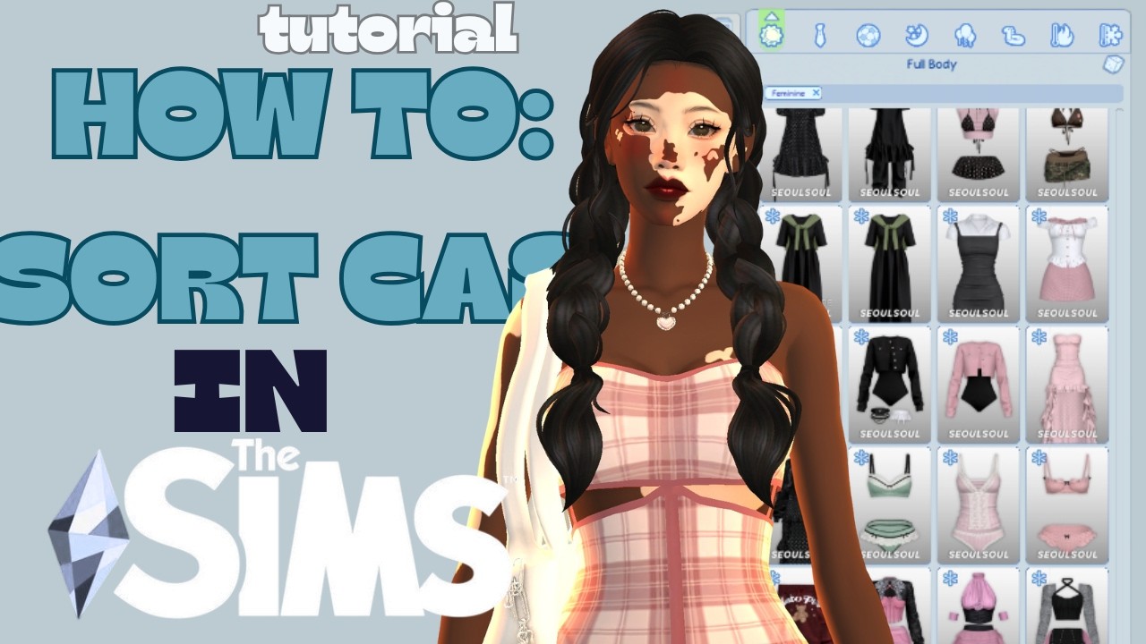 How to organize CAS in ts4 | easy tutorial