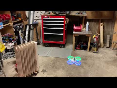 Sharper image mini drone with multi lights
