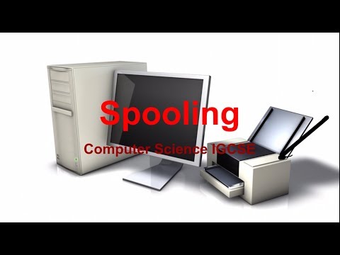 What is spooling IGCSE Computer Science