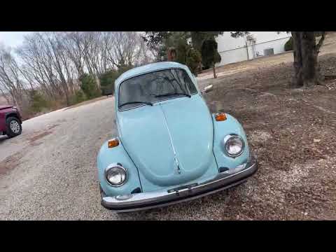 1974 super beetle sat for 22 years and its first drive