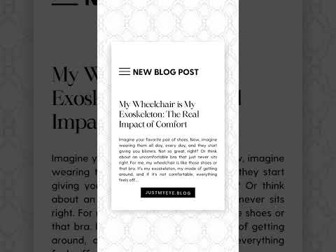 My Wheelchair is My Exoskeleton: The Real Impact of Comfort – Megan Fry