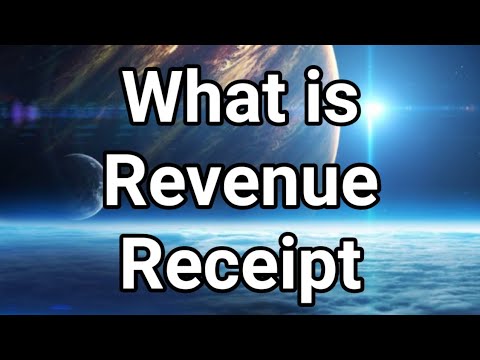 What is Revenue Receipt. Urdu/ English