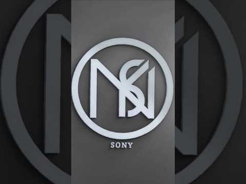Sony name brand logo #shorts #brand #logo#art#logodesigner
