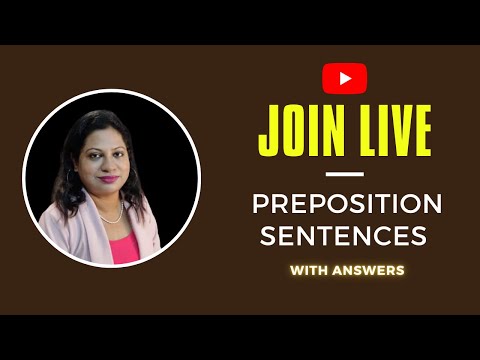 50 Preposition Sentences with Answers | When to use Which Preposition