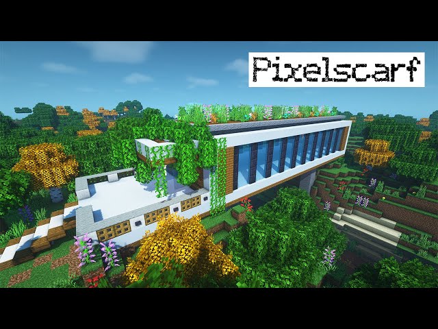 Modern Bridge House With Interior [Download] Minecraft Map