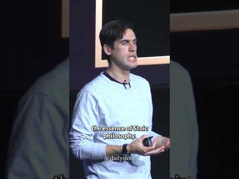 This is the essence of Stoic philosophy