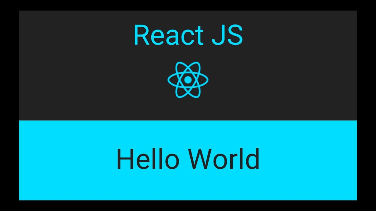 Lesson 1 ReactJS Hello World in plain JS