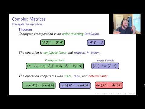 Complex Numbers: Part 3/5 "Complex Matrices"