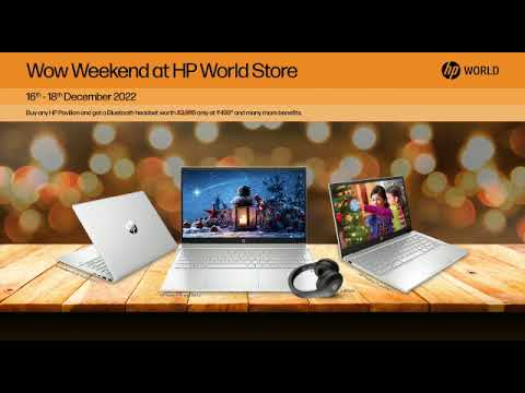 wow week end offer at hp world store | #hp | #hplaptop | #hppavilion | #hpworldsalem |