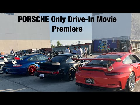 Invited To A Private Porsche Only Movie Premiere in NYC Drive-In Theatre